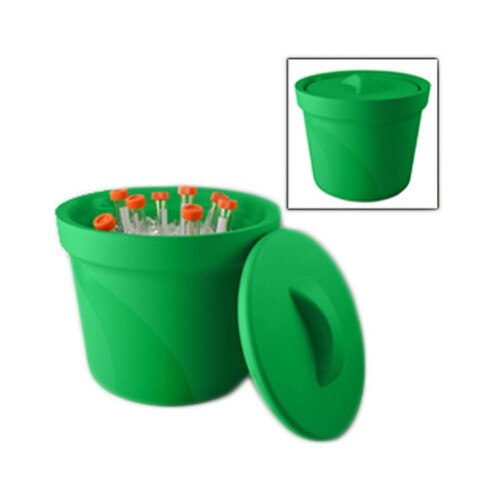 Bel-Art 168074004 Magic Touch 2™ N'Icer Lab Ice Bucket with Lid, 4-Liter, G