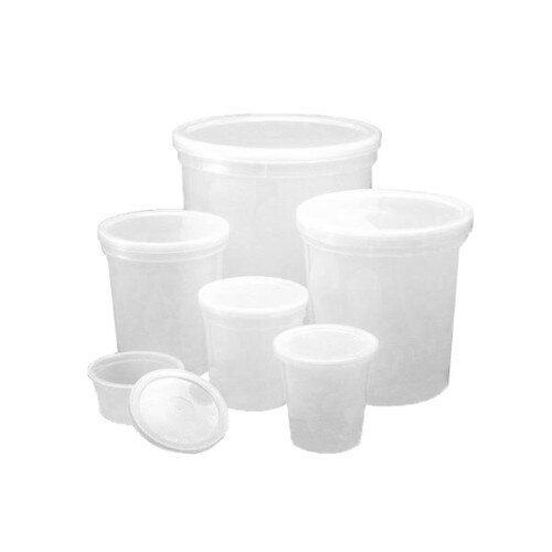 Dynalon® 453605 | 480mL Lab Sample & Storage Container with Snap-On Lid, Ro
