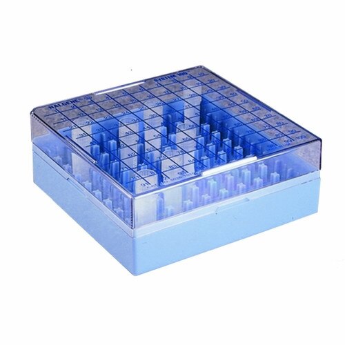 Nalgene® 867013-0243 CryoBox™ 81-Place Cryogenic Vial Storage Box for 1.2