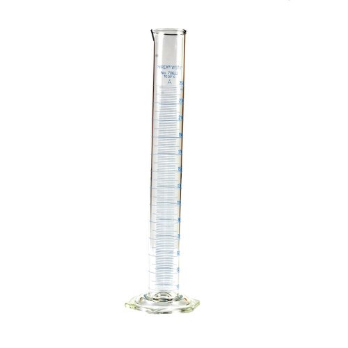 Corning® 70022-500 PYREX® VISTA™ 500mL Class A Graduated Cylinder with Sing