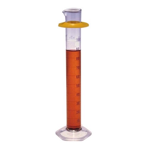 Kimble® 20025-10 KIMAX® 10mL Class B Glass Graduated Cylinder with Blue Sin