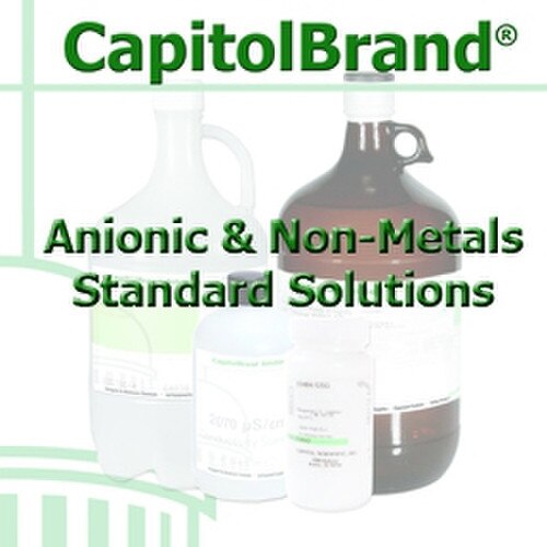 CapitolBrand® 0373-500ML Ammonia Stock Standard Solution, 1000ppm as ...
