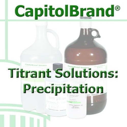 CapitolBrand® 8390-20L Silver Nitrate Standard Solution, 0.0171 Normal ...