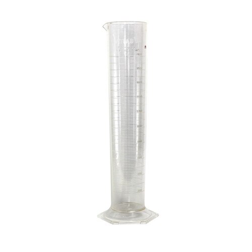 CapitolBrand® 65304 Plastic Graduated Cylinder, Class A Certified ...