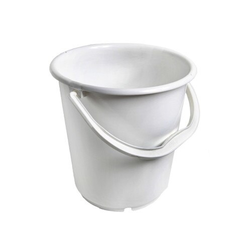 CapitolBrand® V96393 Plastic Graduated Lab Bucket with Handle & Pouring Lip