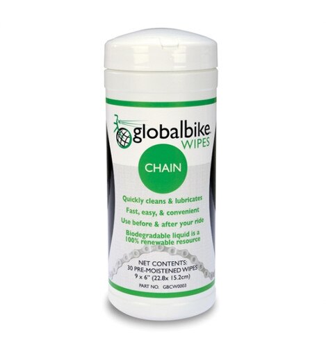 Contec® GBCW0003 globalbike™ CHAIN Wipes, Unscented, 12 x 9 Inch (30.5 ...