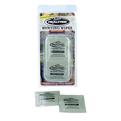 Team Realtree® REAL0101 Scent-Control Hunting Wipe for Body and Gear ...