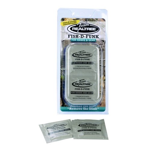 Team Realtree® REAL1001 Fish-D-Funk Odor Eliminating Wipes for Fishing ...