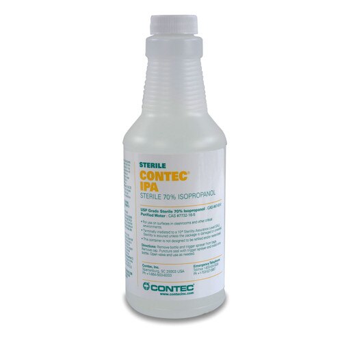 Contec® SB1287030IR Sterile 70% Isopropyl Alcohol in Purified Water ...