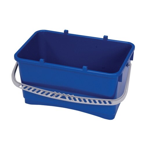 Contec® 6.5 gallon (25L) Polypropylene Bucket, Blue, Autoclavable