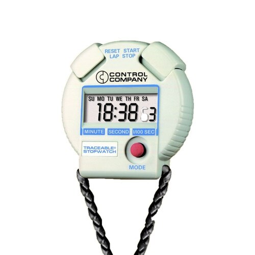Control Company 1037 | Traceable® Ultra™ Stopwatch/ Chronograph, Timing Ran