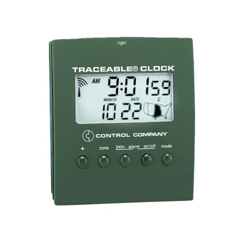 Control Company 5003 | Traceable® Atomic Clock, 1/10,000 Of A Second When Receiving Signal Accuracy