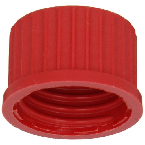 Corning® 1395-32HTC Red GL32 Polypropylene High Temperature Screw Cap with
