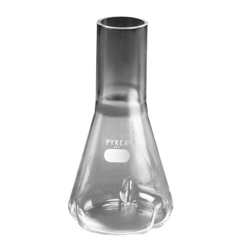 Corning® 4444-2L PYREX® 2L Delong Shaking Culture Flask with Baffles, 38mm