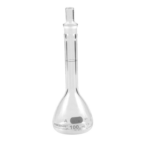 Corning® 5640-1LFO PYREX® 1000mL Long Neck Class A Volumetric Flask with Gr