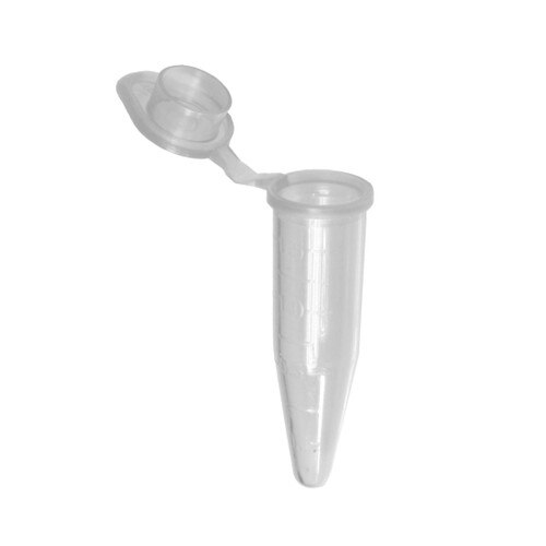 Corning® 6571 | 0.2mL PCR Tube with Attached Flat Cap, Autoclavable Polypro