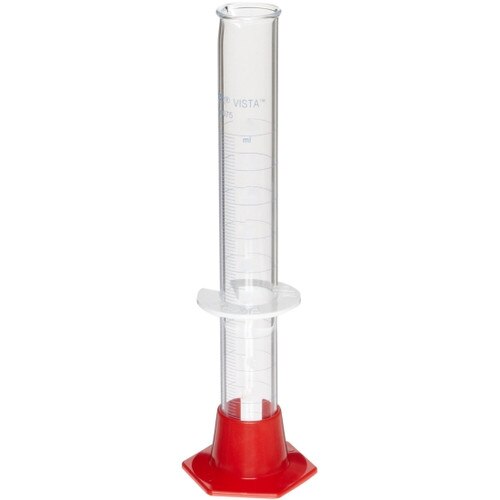 Corning® 70075-100 PYREX® VISTA™ 100mL Graduated Cylinder with Single Metri