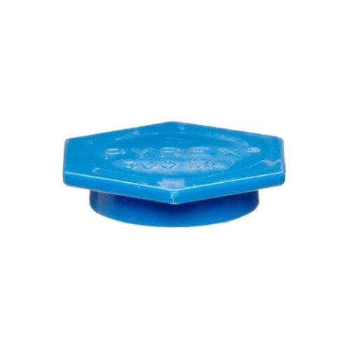 Corning® 7666-200 PYREX® Blue Polyethylene Snap Cap for 200mL Volumetric Fl