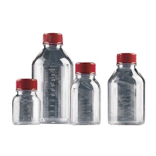 Corning® 8388 Costar® 125mL Sterile Plastic Media Bottle with 45mm Plug Sea