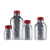 Corning® 430281 Easy Grip 250mL Sterile Plastic Media Bottle for Bottle Top