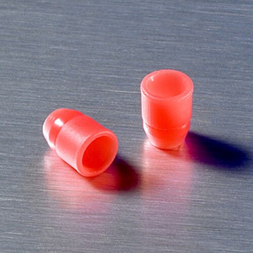 Corning® 8511 Plug Cap for 384 Round Bar Coded Storage Tube, Orange Polypro
