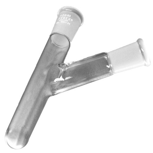 Corning® 9601-24 PYREX® Combination Reaction and Receiver Tube with Two 24/