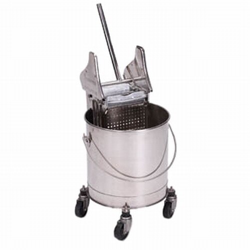 8-Gallon VertiKlean® Stainless Steel Mop Bucket, Contec® 2601