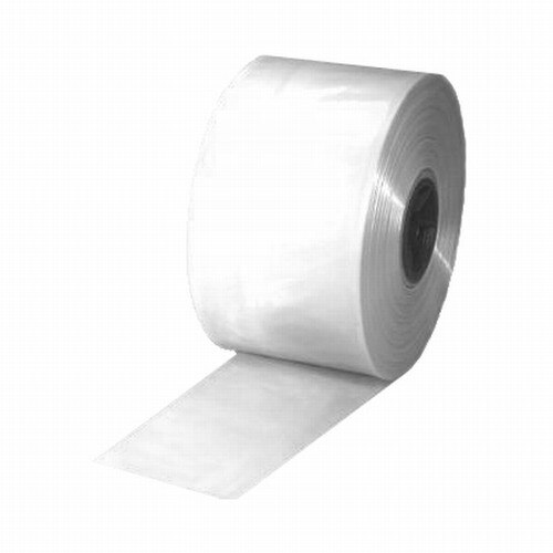 8" x 500' Polyethylene Cleanroom Tubing Rolls, Barefoot - Single Roll