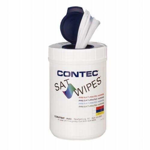 6 x 9" SATWIPES® Presaturated C3 Wiper Refills 70%IPA/30% DI Water, Contec®