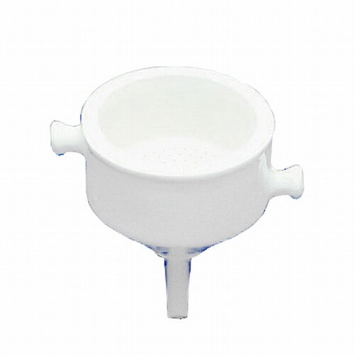 CoorsTek® 60273 Double Wall 2000mL Porcelain Buchner Funnel with Tubing Inl