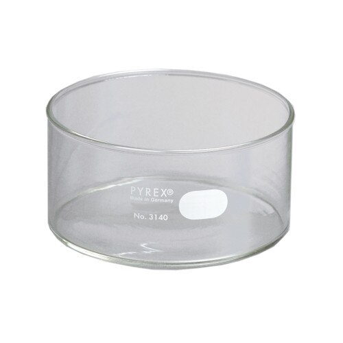Corning® 3140-70 PYREX® 180mL Crystalizing Dish with Heavy-Duty Rim, O.D. x