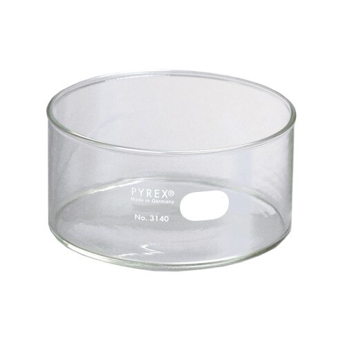Corning® 3140-100 PYREX® 325mL Crystalizing Dish with Heavy-Duty Rim, O.D.