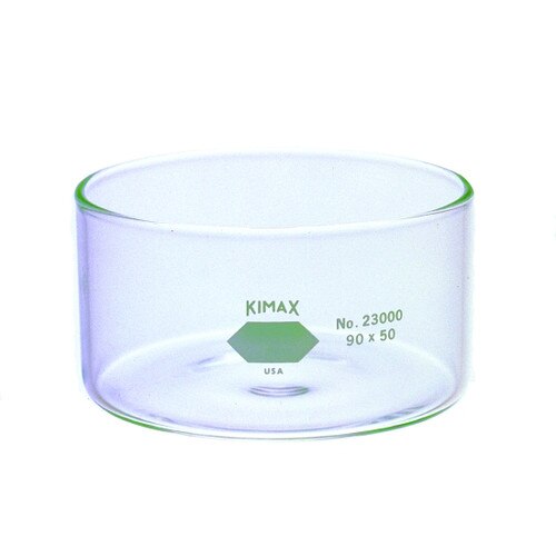 Kimble® 23000-8040 KIMAX® 170mL Crystallizing Dish with Reinforrced Rim, O.