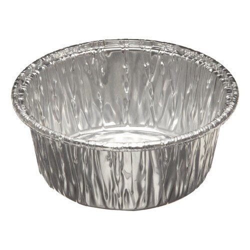 Dyn-A-Med 80066-423 Laboratory Aluminum Pan, Top O.D.: 3.25-Inch, Capacity: