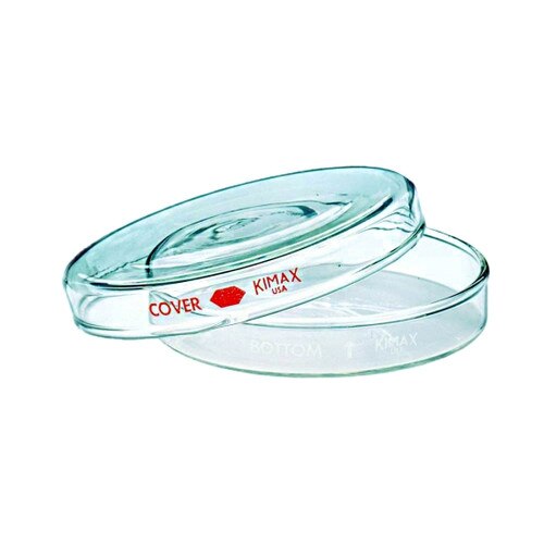 Kimble® 23060-15020 KIMAX® Reusable Glass Petri Dish Set with Cover, 150 x