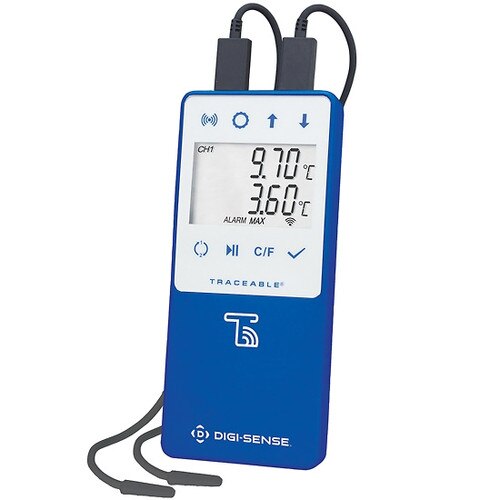 Digi-Sense 99460-10 Refrigerator/Freezer Data Logger with TraceableLIV