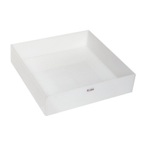 Dynalon® 108874-5 Rectangular Heavy Duty Lab Tray, High Profile, HDPE ...