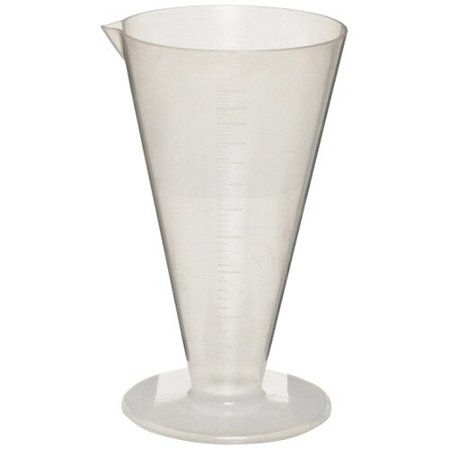 Kartell® 212225 Conical Pharmaceutical Graduate, Polypropylene ...