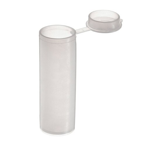 Kartell® 226245-01 Plastic Sample Vial with Attached Snap Cap, Capacity ...