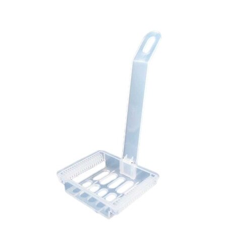 Kartell 235405 20-Slide Microscope Slide Staining Dish with Attached Han
