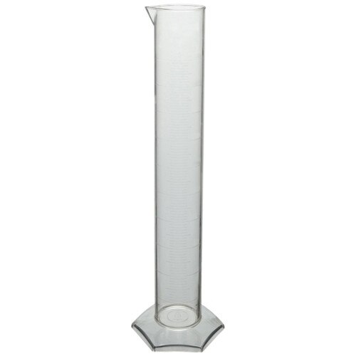 Azlon® 237885 Plastic Graduated Cylinder with Molded Graduations, PMP ...