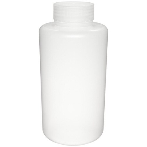 Azlon® 301625-0016 | 500mL Wide Mouth Sample Bottle with Screw Cap, PP