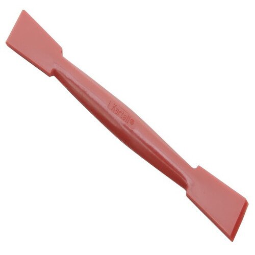 Kartell® 391925-0001 Double Ended Lab Sample Spatula, Red Polyamide, Length