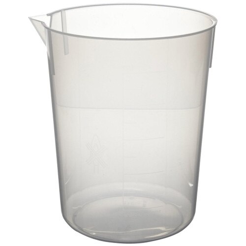 Azlon® 522055-0100 PP 100mL Low Form Graduated Beaker w/ Molded Graduations