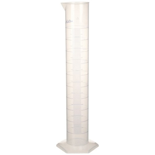 Azlon® 537815-1000 Plastic Graduated Cylinder with Printed Graduations ...