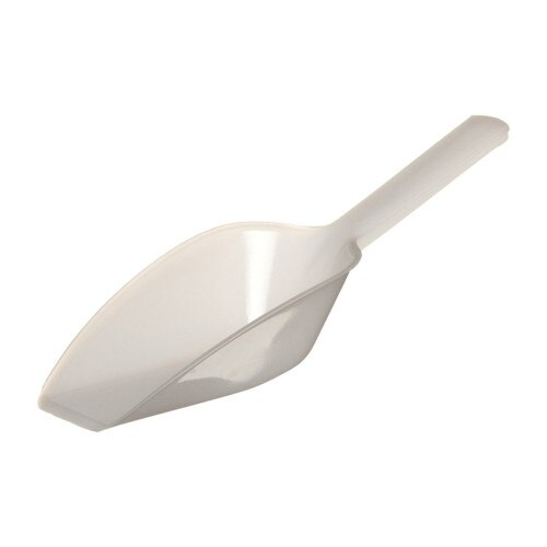 Dynalon® 606065 Flat Bottom Lab Sampling Scoop for Liquids & Powders, White