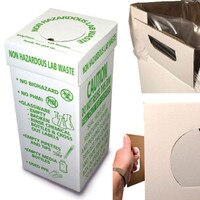 Dynalon® 797005 Laboratory Glass Disposal Box with 2-Mil Polyethylene Liner