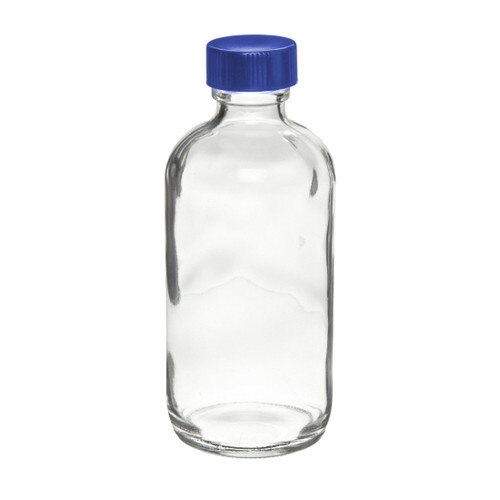 I-Chem™ Brand 129-1000 Boston Round Bottle, 1000mL, Clear, Type III ...