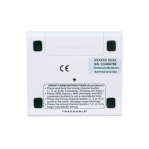 Traceable® EW-94411-10 Three-Channel / Triple Display Digital Timer with Al