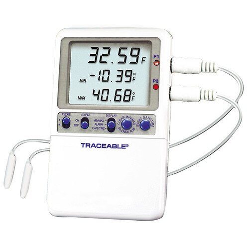 Traceable® EW-94460-91 Hi-Accuracy Thermometer With 2 Probes, Temperature R